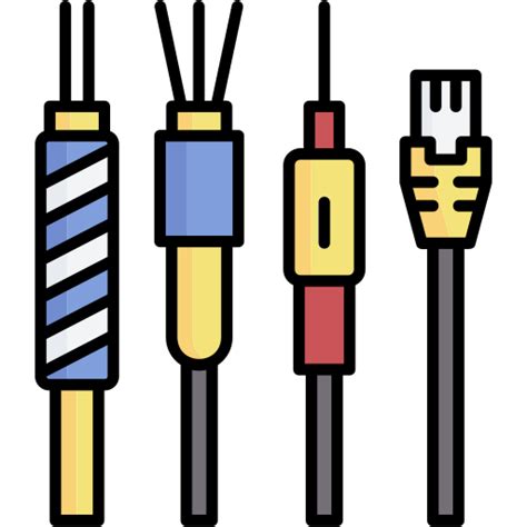 Cable Free Electronics Icons
