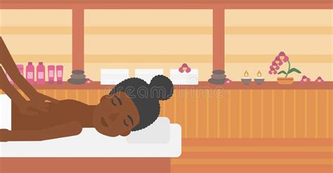 Back Massage Illustration Stock Illustrations 6435 Back Massage