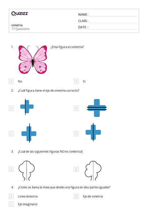 Mais De 50 Planilhas Simetria No Quizizz Gratuito E Imprimível