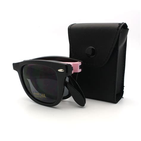 Folding Compact Pocket Sunglasses With Carrying Case Ebay