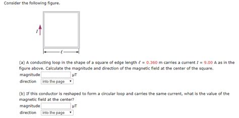 Solved Consider The Following Figure A A Conducting Loop
