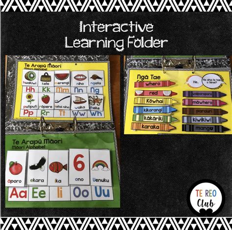 Interactive Learning Folder Te Reo Club