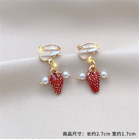 Jual Anting Jepit Klip On Anting Klip Wanita Tanpa Tindik Atau