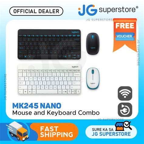 ♗logitech Mk245 Nano Wireless Keyboard And Mouse Combo With 2 4ghz Usb Receiver 10m Range