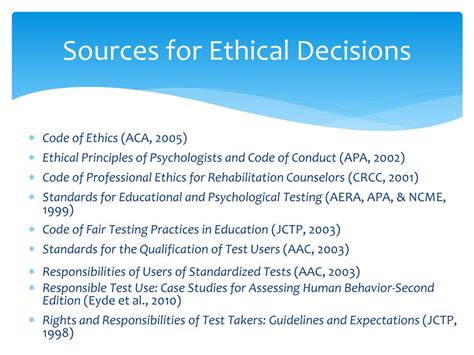 Ppt Ethical And Legal Issues In Assessment Powerpoint Presentation