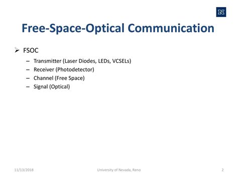 Autonomous Alignment Of Free Space Optical Links Between UAVs Ppt