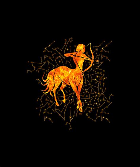 Sagittarius Fire Digital Art By Tinh Tran Le Thanh Fine Art America