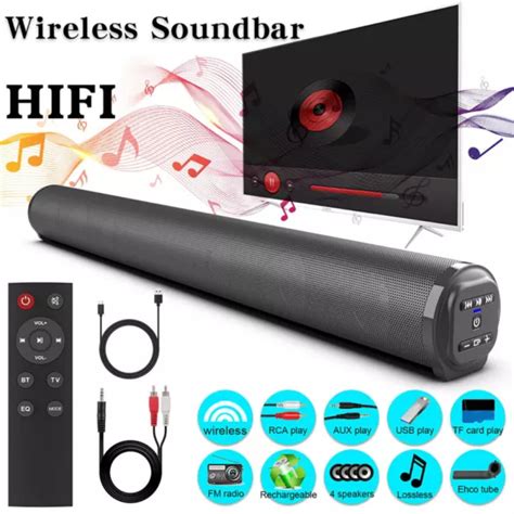 3d Surround Sound Bar Bluetooth Soundbar System Wireless Theater