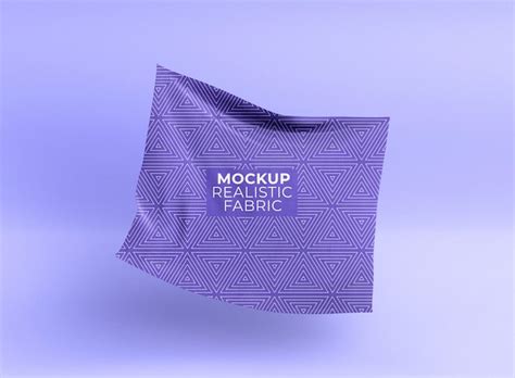 Premium Psd Textile Fabric Pattern Mockup Design