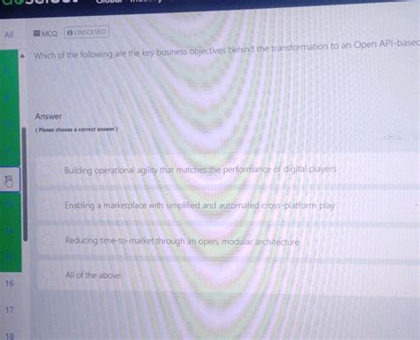 All MCQ UNSOIVED Which Of The Following Are StudyX