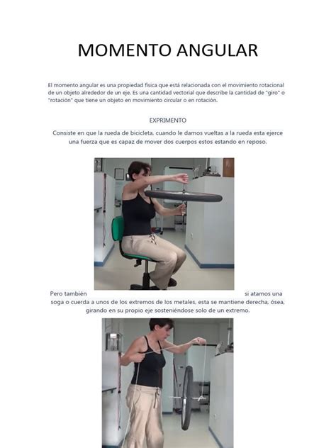 Momento Angular Modi Pdf Esfuerzo De Torsión Rotación