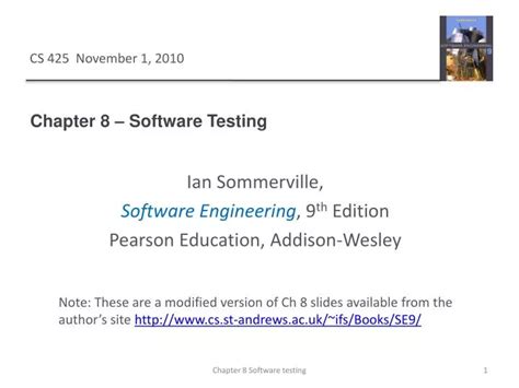 Ppt Chapter Software Testing Powerpoint Presentation Free