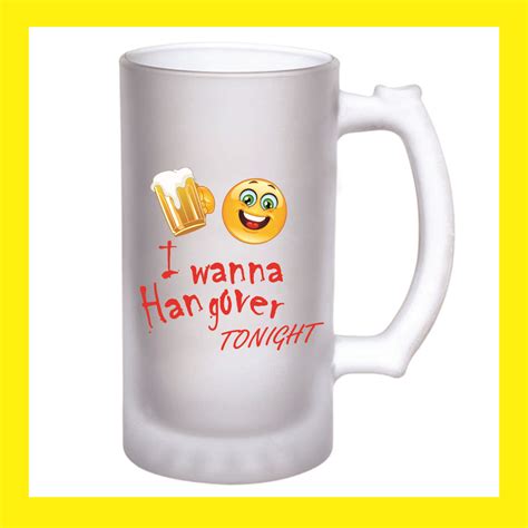 Personalized Beer Mug Frosted Glass Theprintshine