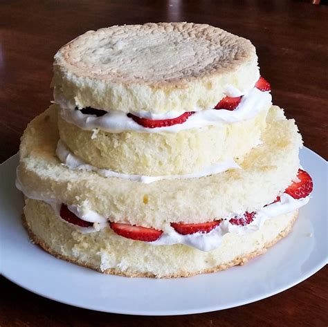 “very Fancy” Strawberries And Whipped Cream Sponge Cake Rumbly In My
