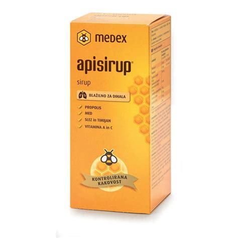 Medex Apisyrop Cough Syrup 140ml Medex АПИСИРОП сироп за кашлица 140ml