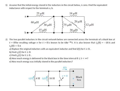 solved 1 assume that the initial energy stored in the