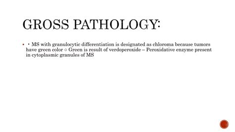 Myeloid Sarcoma Pptx