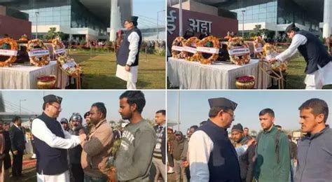 Jandk में शहीद हुए दो उत्तराखंड के वीर सपूतों को सीएम धामी ने दी