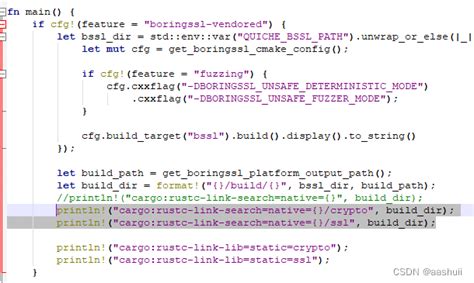 Windows环境下编译netty3依赖：rust的quiche与boringssl Csdn博客
