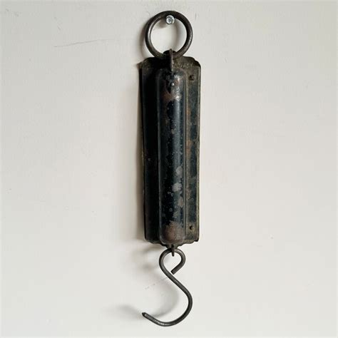 Vintage Chatillons 50 Pound Brass Hanging Scale Etsy