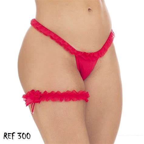Kit 3 Calcinhas Fio Dental Com Perneira Tanga Persex Ref 300 Shopee