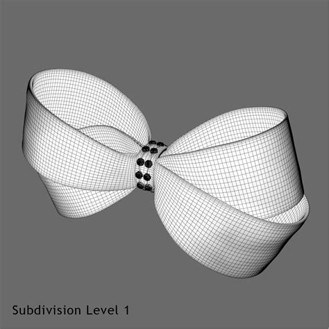Hair Bow 3d Model 49 3ds Dxf Fbx Max Obj Stl Free3d