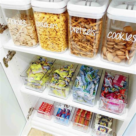 Organizing Spaces By Kim Snack Organizer Pantry Snack Organizer