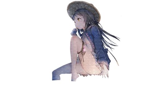 Anime Girl By Merishy Anime Manga Girl Summer Blue Night