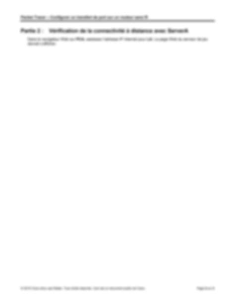 Solution Packet Tracer Configuring Port Forwarding On A