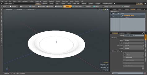 3d Styrofoam Plate Model Turbosquid 2051611