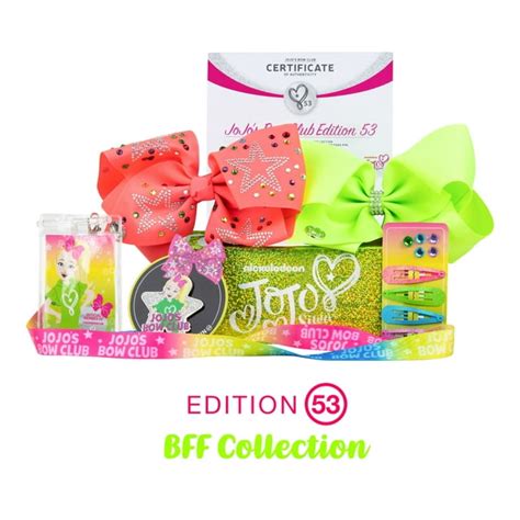 Jojos Bow Club Bff Collection Jojo Siwa Hair Bows T Set Limited