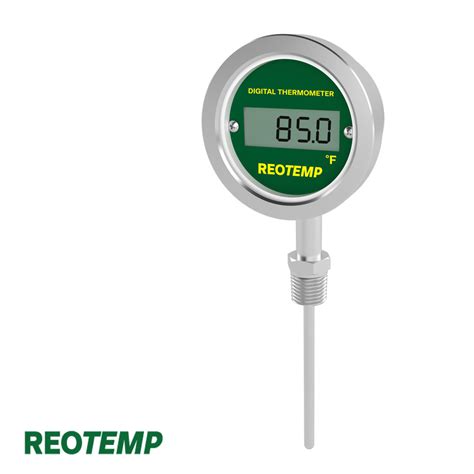 Digital Thermometertransmitter For Thermowell Oliver M Dean Inc
