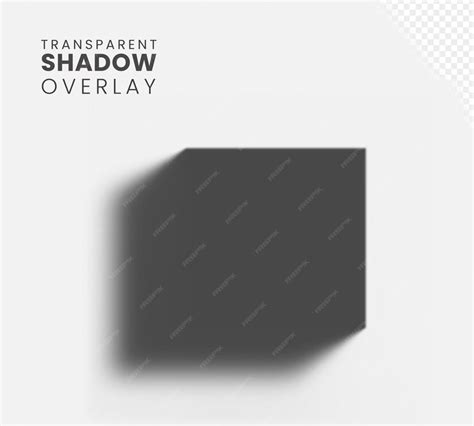 투명 개체 드롭 그림자 템플릿 무료 Psd 파일