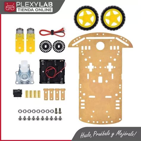 Kit Chasis 2wd Carro Seguidor Línea 3 Ruedas Robot Arduino 9 En Cuenca Azuay Mebuscar Ecuador