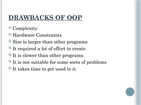 Introduction To Object Oriented Programming Ppt