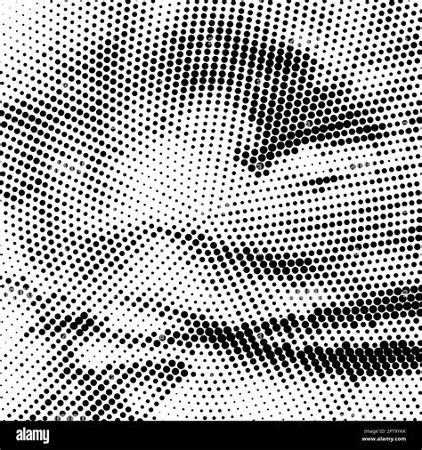 Halftone Pattern Set Of Dots Dotted Texture On White Background