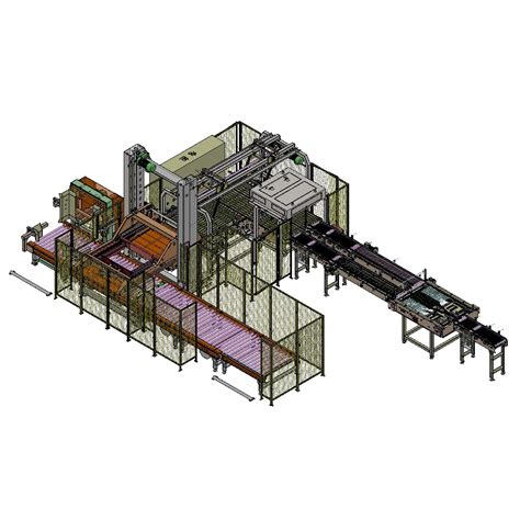 High Speed Carton Bag Palletizing Machine Automatic Packing Palletizing
