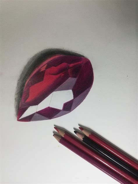 Realistic Ruby Drawing