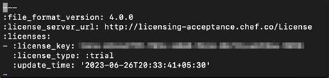 Chef Inspec 6 Licensing Tiers How To Access The License Keys Chef