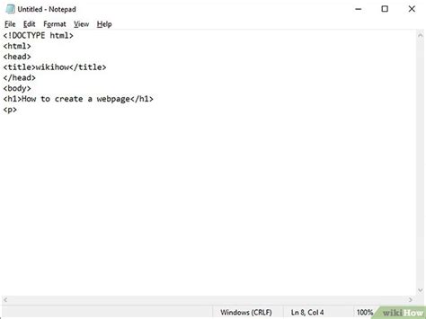 Eine Einfache Webseite Mit Html Gestalten 9 Schritte Mit Bildern