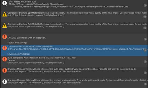 Unity 6000051f1 — Android Build Stuck On “checking Prerequisites” Or