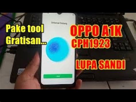 Cara Buka Pin Buka Pola Oppo A1k Pake Tool Baru Tanpa Dongle Via MTK