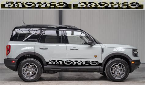 Compatible With Ford Bronco Stickers Decals Vinyl Unique Design