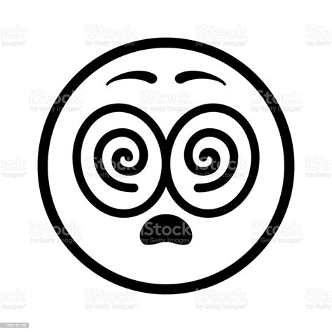 Visage Souriant Vecteur Dicône Emoji Signe Démoticône Émotions