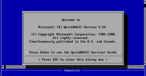 Qbasic 45 Dos Games In Browser