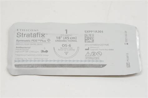 Ethicon Sxpp1a201 1 Stratafix Symmetric Pds Plus Os 6 36mm 1 2c 18inch