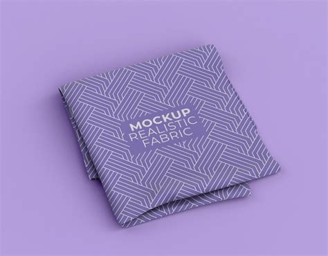 Premium Psd Textile Fabric Pattern Mockup Design