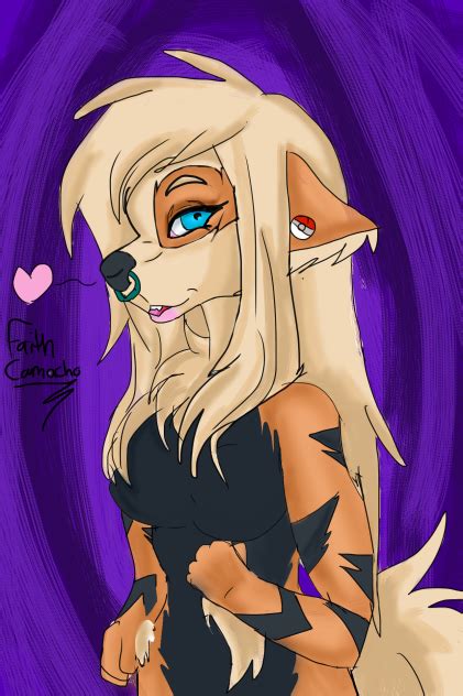 Arcanine Girl Ibispaint