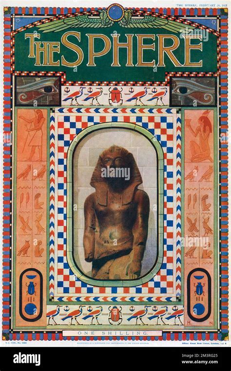 The Sphere Special Egypt Tutankhamen Issue 1923 Stock Photo Alamy