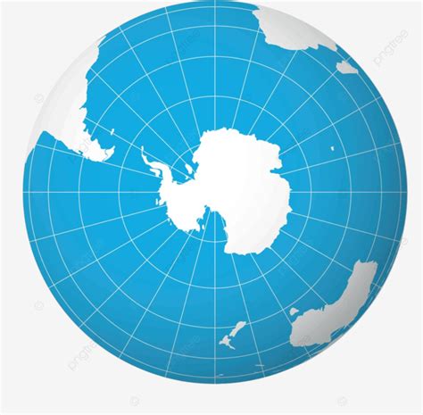 以南極洲為中心的 3d 地球儀 白色地圖和藍色海洋 向量 地球 概念 全球的向量圖案素材免費下載，png，eps和ai素材下載